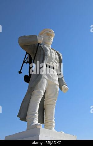 Statue of Dashiyn Danzanvaachig at Sainshand in Mongolia Stock Photo ...