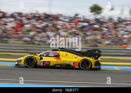 KUBICA Robert (pol), YE Yifei (chn), HANSON Philip (gbr), AF Corse, Ferrari 499P, #83, Hypercar ...