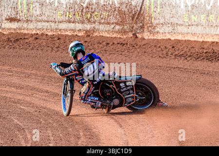 Brady Kurtz of Australia during the 2025 DeWALT FIM Speedway Grand Prix ...