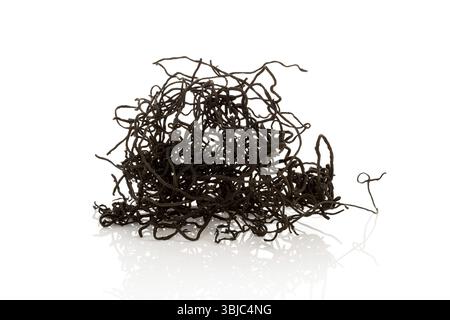 Arame. Dry seaweed isolated on white background. Sea vegetable Stock ...