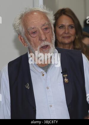 German actor and cabaret artist Dieter Hallervorden at the Leipzig Book ...