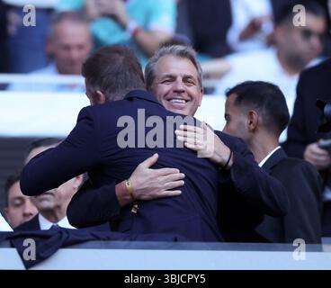 Inter Miami co-owner David Beckham stands alongside the field before an ...
