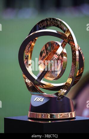Hard Rock Stadium is seen in an aerial view, Thursday, Jan. 29, 2026 ...