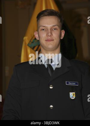 German bobsleigh athlete Tim Becker (Mitteldeutscher Sportclub) at the ...