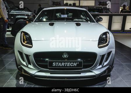 FRANKFURT - SEPT 2015: Jaguar F-Type Startech presented at IAA ...