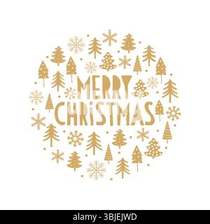 White dots Christmas background. Subtle flying snow flakes and stars on ...