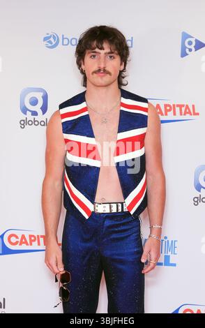 Benson Boone at the Capital's Summertime Ball with Barclaycard, Wembley ...