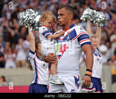 Corey Hall of Wakefield Trinity before the Betfred Super League round ...