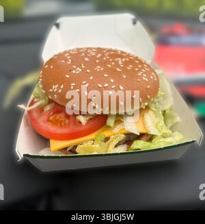 Deutschland. 15th June, 2025. Hier der Blick auf eine Packung, Portion ...