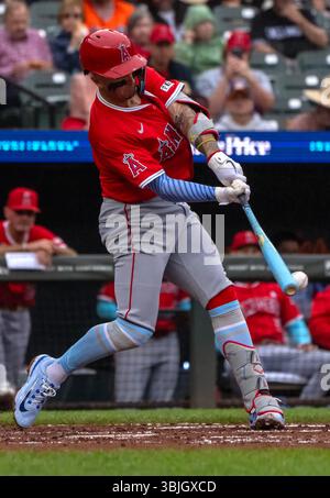 Los Angeles Angels' Zach Neto plays during a baseball game Sunday, July ...