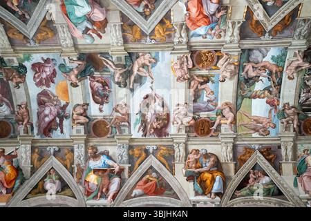 "The Creation of Adam" from Michelangelo's fresco at the Sistine Chapel ...