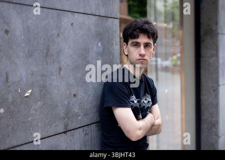 Alex Monner Poses portrait session 'Barbaros', at Cine Paz on June 11 ...