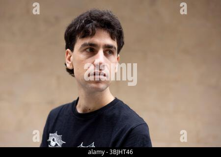 Alex Monner Poses portrait session 'Barbaros', at Cine Paz on June 11 ...
