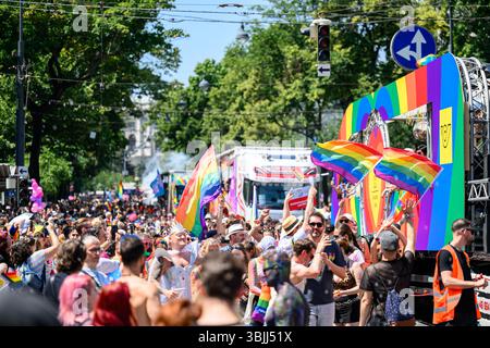 Vienna Pride 2025 - Rainbow Parade on Saturday, June 14, 2025, in ...