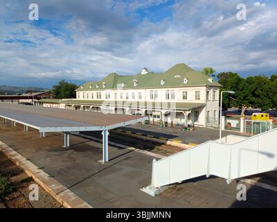 Windhoek railway station or Bahnhof Windhuk. Windhoek, Namibia Stock ...