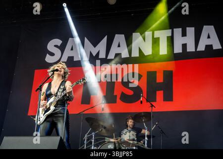 Samantha Fish performs at the All In Music & Arts Festival at the ...