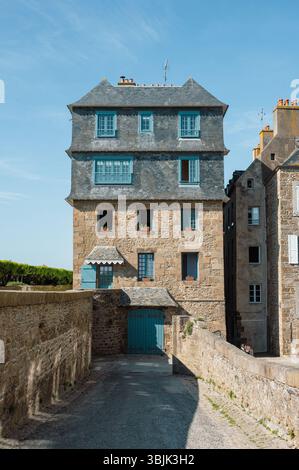 Panoramic View Saint Malo Seafront & Beach Bretagne Sant San S Maloù ...