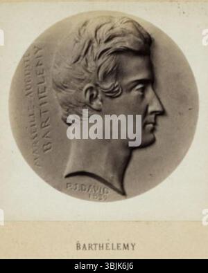 Portrait of Auguste Marseille Barthélemy (1788-1865), satirical poet ...