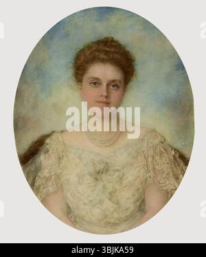 Charles James Turrell - Portrait of Susan Keim Savage Stock Photo - Alamy