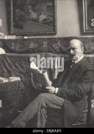 A portrait of the German artist Arthur Kampf, created between 1902 and ...