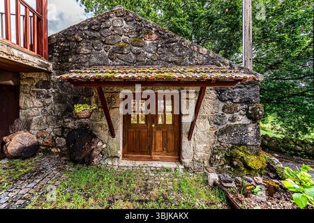 Castro Laboreiro, Portugal 05-02-2024: Small historic dwellings just ...