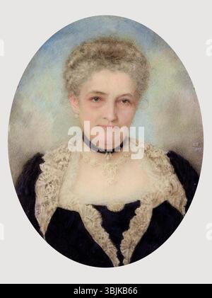 This 1907 portrait by Charles James Turrell depicts Susan Keim Savage ...