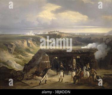 This historical painting depicts the pivotal events of the Sepoy ...