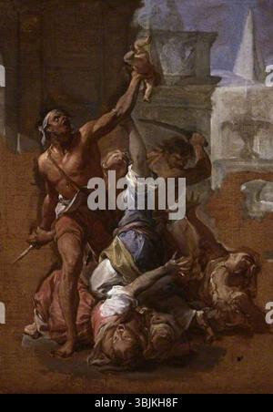 Francesco Trevisani painting; The Massacre of the Innocents, 1700-1710 ...