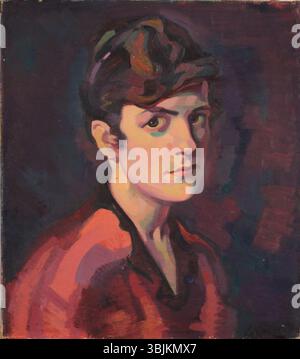 Nikolai Triik’s 'Naise portree' (Portrait of a Woman) is an oil on ...