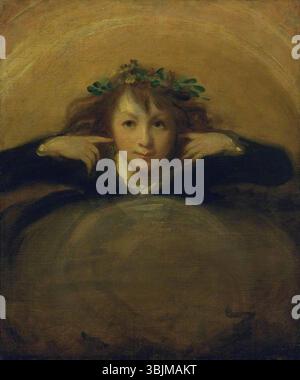 Tom Hayley as Robin Goodfellow,1789-1792, oil on canvas, painting by ...