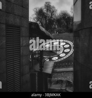 Giant Clock on a Hillside Stock Photo - Alamy