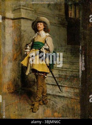 Meissonier, Jean Louis Ernest; A Cavalier: Time of Louis XIV; The ...
