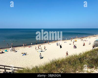 Sandy beach Baltic Sea Curonian spit Stock Photo - Alamy