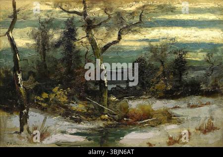 Winter Landscape 1891 by Christopher Shearer Stock Photo - Alamy