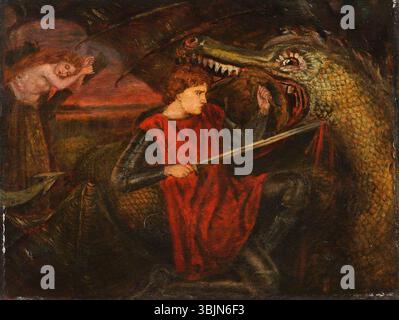 The Theodore Watts-Dunton Cabinet: The Dragon 1896 by Henry Treffry ...