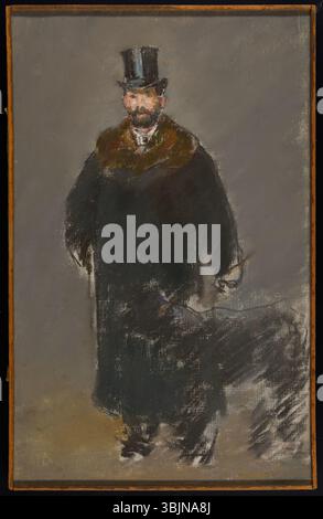 Édouard Manet’s painting, ‘The Man with the Dog,’ features a man ...