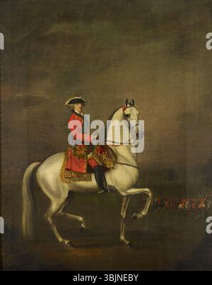 David Morier’s circa 1745 oil portrait shows King George II of Great ...