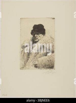 This self-portrait by Anders Zorn, created in 1904, showcases the ...