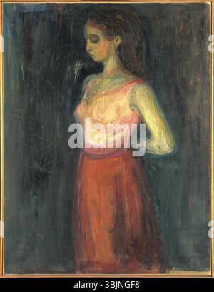 Study of a Model 1898 by Edvard Munch Stock Photo - Alamy