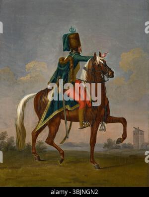 David Morier's circa 1748 oil painting depicts grenadiers from the ...