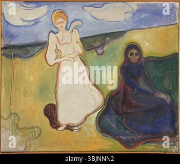 In this piece, Edvard Munch uses color and texture to explore human ...