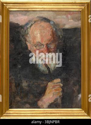 'Christian Munch with Pipe' is a portrait of Edvard Munch's father ...