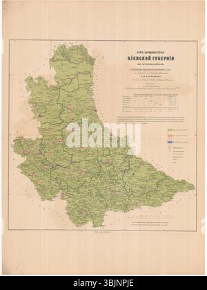 Aleksandr Fyodorovich Rittikh’s 1864 map of the Grodno Governorate ...