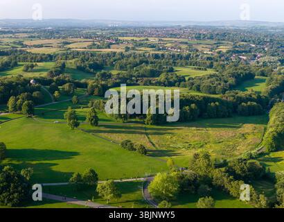 Aerial image of Heaton Park in Prestwich - UK Stock Photo - Alamy