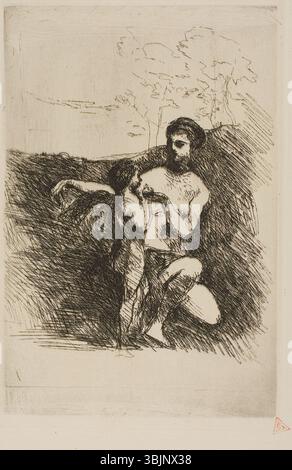 Jean-Baptiste-Camille Corot - Venus Bathing C 1874 Stock Photo - Alamy