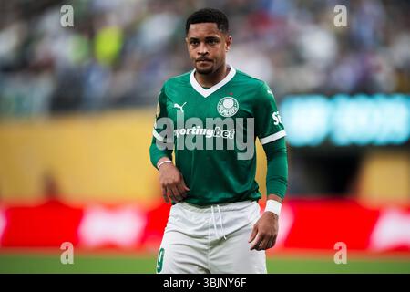Vitor Roque of Palmeiras looks on during the Campeonato Paulista 2026 ...