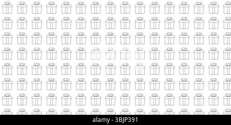 Gift Outline Pattern for Giving Event Stock Vector Image & Art - Alamy