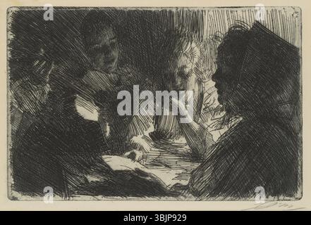 The New Ballad. Artist: Anders Zorn, Swedish, 1860–1920 Stock Photo - Alamy