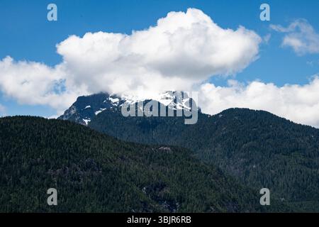 Mount Robie Reid at Stave Lake in Mission, British Columbia, Canada ...