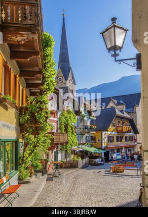 Historic centre of Hallstatt, Upper Austria, Austria, and Hallstatter ...